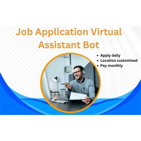 virtual assistant bot job application