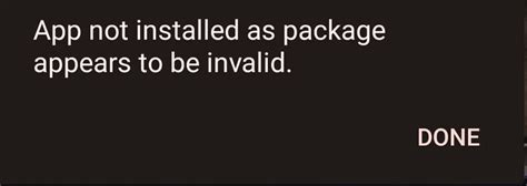App Not Installed Package Appears To Be Invalid Android 13 Discuss