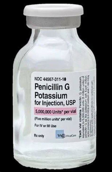 Penicillin G Injection 4 Ml 5 Lac Unit At ₹ 14 96 Vial In Nagpur Id 2850903125430