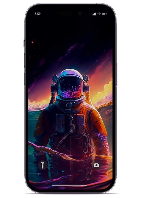 Astronaut Mid Journey AI Generated Image Wallpaper For Phone