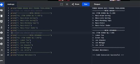 Haloohanaa Latihan 2 Penerapan Baris Komentar Pada Bahasa Python