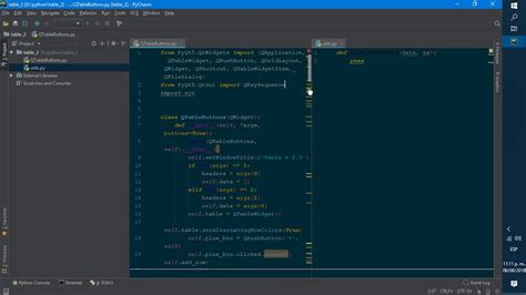 programming 2 qtablebuttons v2 0 pyqt5 python3 youtube