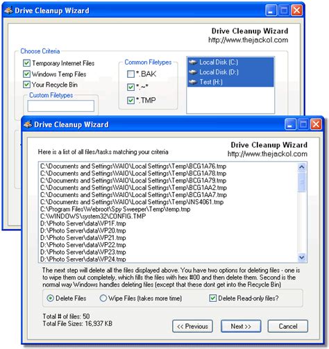Drive Cleanup Wizard Screenshot And Download At