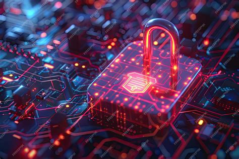 Premium Photo Cyber Security Technology For Online Data Protection And Privacy