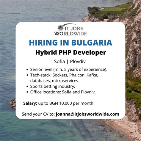 Joanna Głąb On Linkedin Looking For Php Developers In Bulgaria 🔍 Would