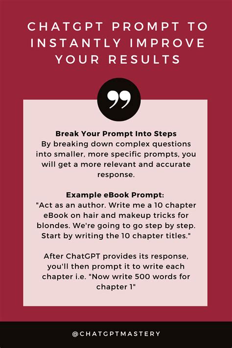 Chatgpt Prompt Tips Artofit