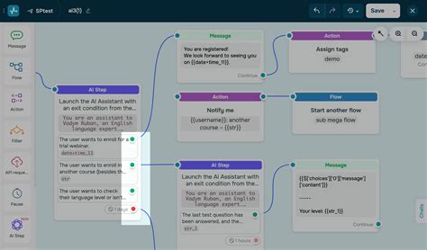 the ai step element in chatbots sendpulse