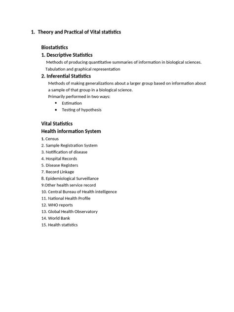 Biostatistics And Vital Statistics Page 126 132 Pdf Statistics