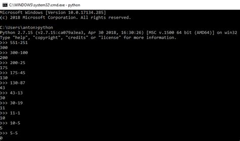 Utilizando El Interprete De Python Para Realizar Operaciones