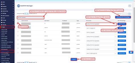 Multiphp Manager Webuzo