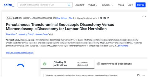 Percutaneous Transforaminal Endoscopic Discectomy Versus