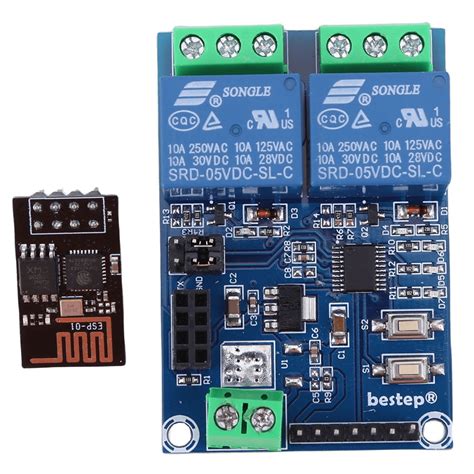 módulo relé 5v 12v esp8266 placa relé control para arduino 2s