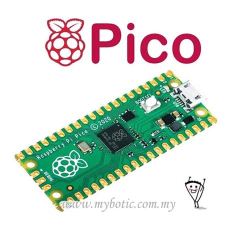 Raspberry Pi Pico With Free T 2 X 20 Pin Straight Header Male Pin