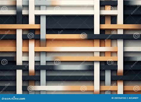 Modern And Minimalistic Background With Intersecting Horizontal Lines Creating A Sense Of