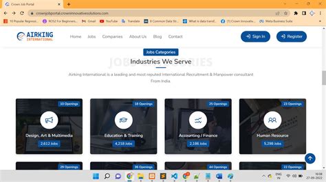 Crown Job Portal Laravel Script By Santech Codester