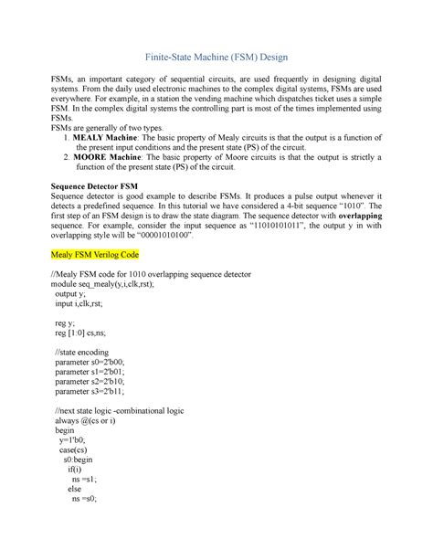 Fallsem BECE L TH VL Reference Material II FSM Modelling