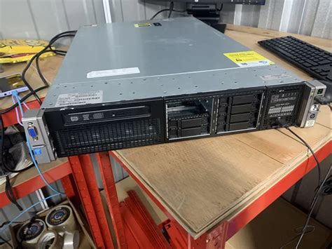 Hp Proliant Dl P Gen U Rack Server X E V Ghz Core Gb Ram Picclick Uk