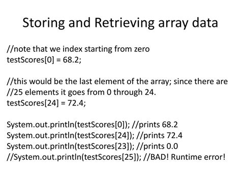 Ppt Lec 19 Array Intro Powerpoint Presentation Free Download Id