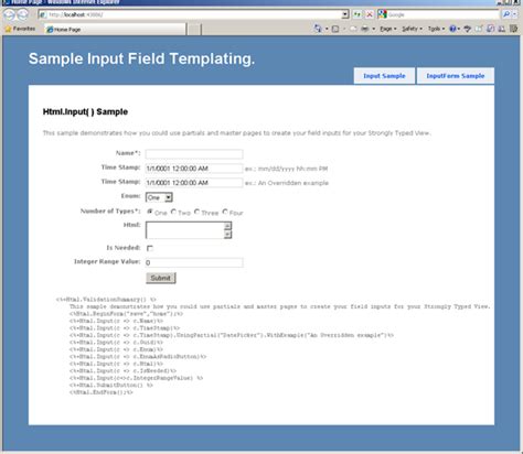 Opinionated Input Builders For Aspnet Mvc Part 2 Html Layout For The