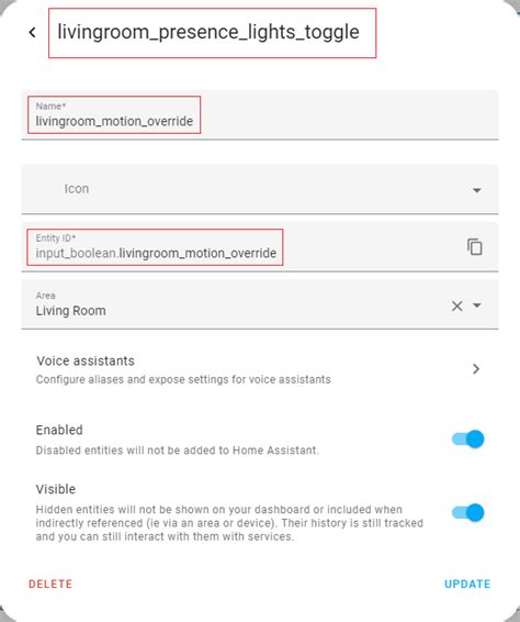 Input Boolean Renaming Not Altering Name · Issue 103460 · Home