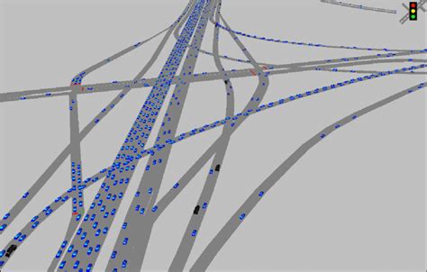 Vissim Micro Simulation In 3 D For The Direct Connectors Alternative Download Scientific Diagram