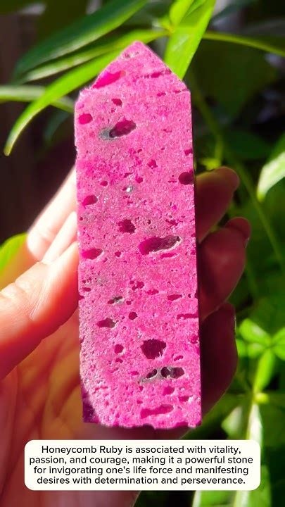 Honeycomb Ruby Tower B Crystal If Interested Click Bio