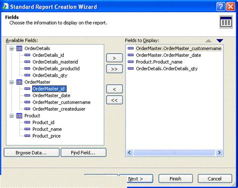 crystal reports c crystal reports from multiple tables