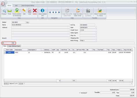Inter Billing Application How To Set The Mapping For UDF Field In InterBilling Setting
