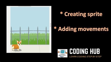 how to create a sprite and add behavior in sprite lab youtube