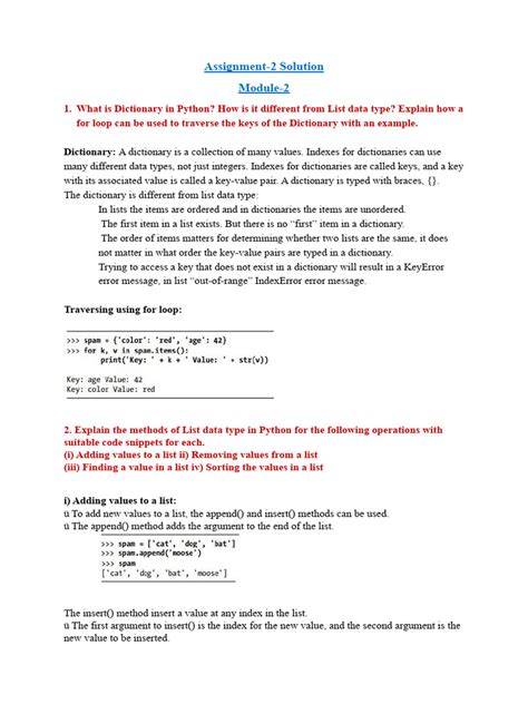 Assignment 2 Solutions Pdf Computer File Directory Computing