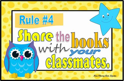 Teacher Fun Files Reading Corner Rules