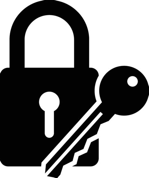 Padlock Lock And Key Icon 27737353 Vector Art At Vecteezy