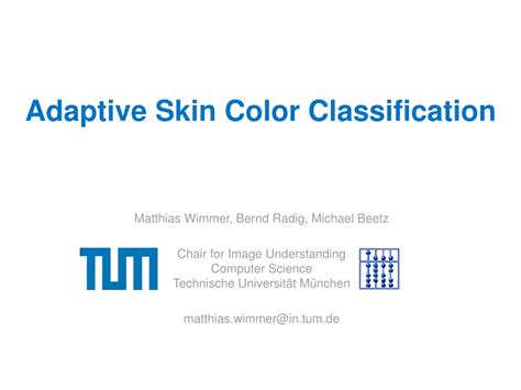 ppt adaptive skin color classification powerpoint presentation free