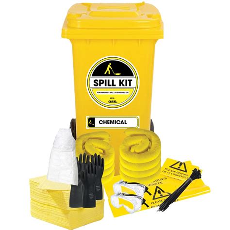 240l Hazchem Chemical Spill Kit Tecs