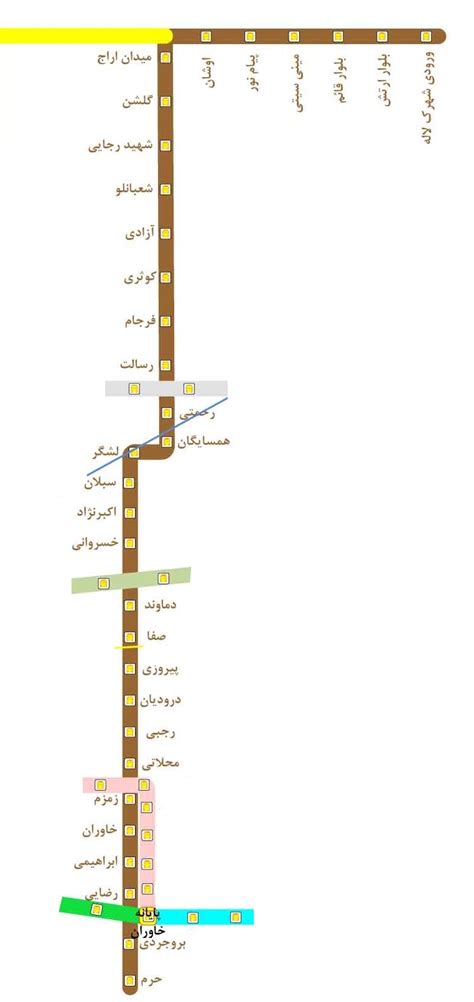 نقشه بی آر تی تهران ۱۴۰۴؛ راهنمای جامع سفر با Brt تهران مجله علی بابا
