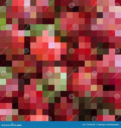 Multicolored Abstract Mosaic Background Stock Vector Illustration Of Banner Decoration 117394103