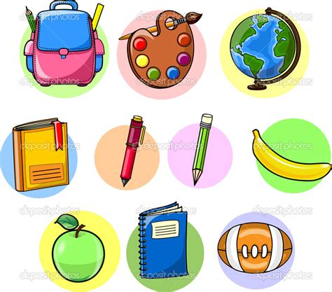 School Things Cartoon