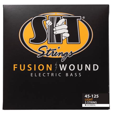 Fusion Wound Nickel Bass Strings Sit Strings