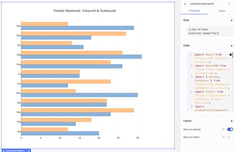 Use Events On Chart ToolJet