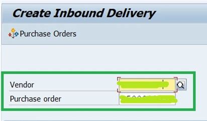 Inbound Shipment Creation Via Inbound Delivery SAP Community