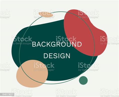 추상 적인 Blob 유기 모양 배너 초대장 로고 전단지를 위한 현대적인 둥근 모양 플로우 액체 아메바 벡터 일러스트레이션 가격에 대한 스톡 벡터 아트 및 기타 이미지