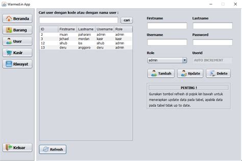 GitHub XXehub Warmed Inventory App College Project Based On JavaSwing