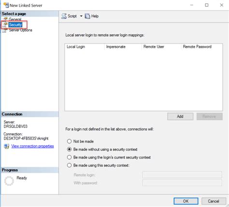 Security Configuration For Linked Servers SQL Solutions Group