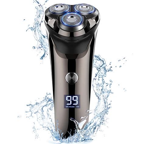 4d Electric Shaver Ipx7 Waterproof Electric Razor For Men Dry Wet