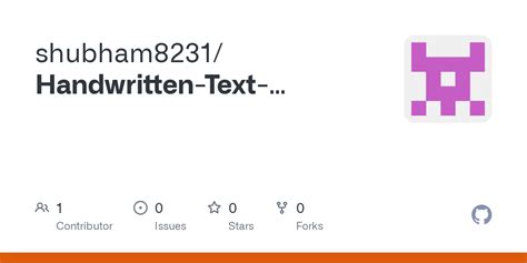 Github Shubham8231 Handwritten Text Recognition Using Cnn