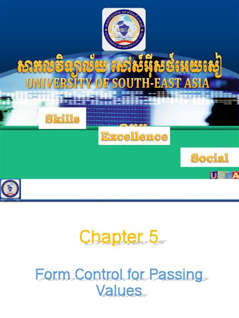 5 Form Control For Passing Value Pdf
