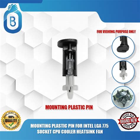 Mounting Plastic Pin For Intel Lga 775 Socket Cpu Cooler Heatsink Fan Shopee Philippines