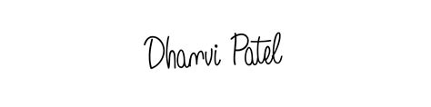 78 Dhanvi Patel Name Signature Style Ideas Awesome E Signature