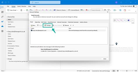 how to add a shared mailbox in outlook texaport