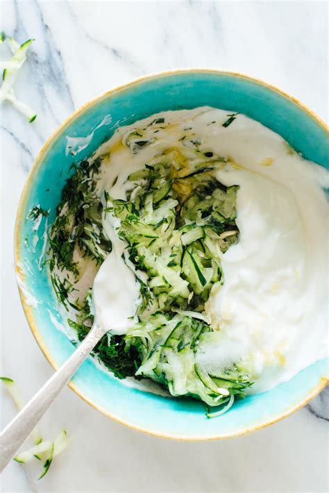 Tzatziki Recipe Greek Cucumber Yogurt Sauce Cookie And Kate